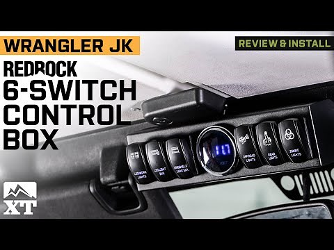 Jeep Wrangler JK RedRock 6-Switch Control Box with Harness Review & Install