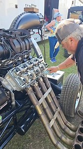 Cole Altman prepping High Yielder for the ABAC AET Truck and Tractor Pull #engine #blowermotor #supercharged #horsepower #motorsport #prep | Southern Pullers Association
