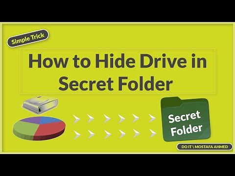 How to Hide Drive in Secret Folder in Windows 10 and Windows 11