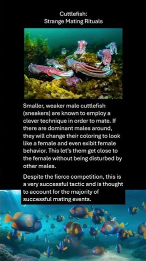 Cuttlefish: Strange Mating Rituals