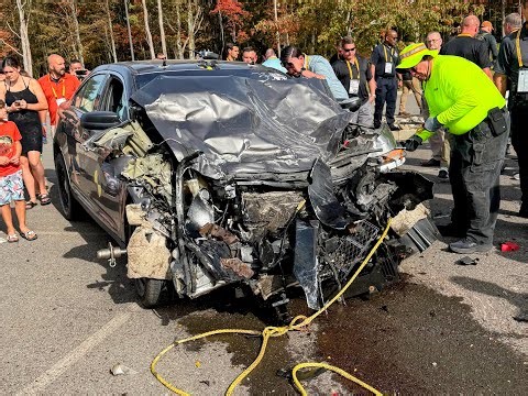 GTPD Traffic Safety Bureau Attends PA State Police Collision Reconstruction Seminar- Live Crash!
