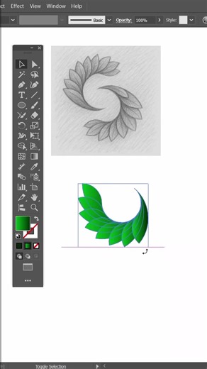 S Shape Logo Design🔥 #design #illustrator | Graphics World