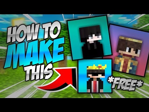 How To Make This Minecraft Pixel Profile Picture For Free !! | Minecraft Skin Logo Tutorial