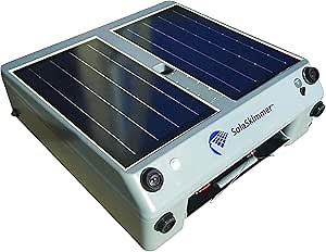 – Automatic Pool Cleaner That’s Solar Powered – Pool Skimmer That Removes Leaves & Debris Before it Sinks – Cordless, Robotic Pool Cleaner for inground Pools & Above Ground Pools