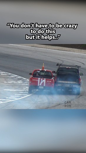 Ladder rack and all putting on a show 😆 #drifting Silverado vs Dakota #silverado #chevytrucks #2500hd #drift #chevysilverado #motorsports #racing #pickuptruck #sideways #fullsend #beechridge | Carbon Video