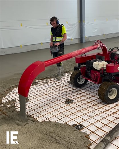 155K views · 340 reactions | Watch as this advanced cement machine lays down a flawless, even layer. : Instagram/ englundsmarkbetong | Interesting Engineering | Facebook