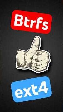 Btrfs and Ext4 explained in under 1 minute!