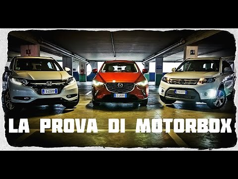 Honda HR-V vs Mazda CX-3 vs Suzuki Vitara