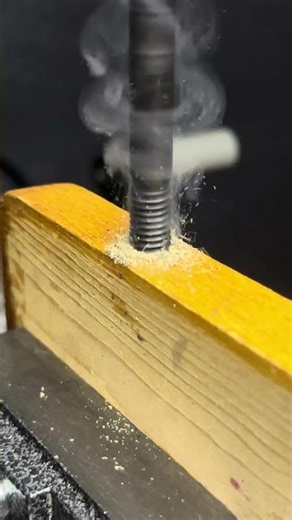 Wood Block VS Hardened Bolt — Friction & Strength Test