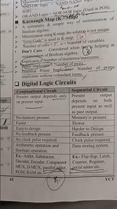 DIFFERENCE BETWEEN COMBINATIONAL CIRCUIT AND SEQUENTIAL CIRCUIT