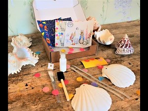 How to Decoupage a Scallop Shell with Netties Shells