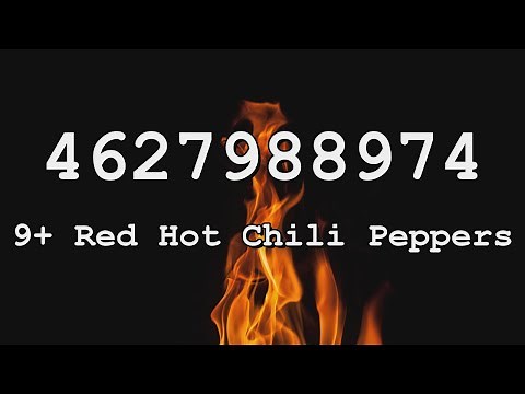 Red Hot Chili Peppers Roblox Song IDs