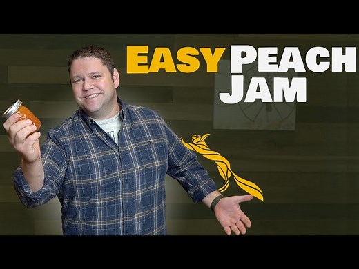 The Simplest Way to Make and Can Delicious Peach Jam