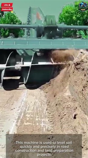 Soil Leveling Machine Fast Road Construction Tool#tool