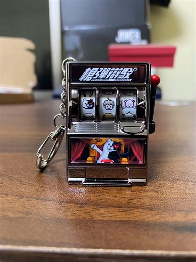 Danganronpa Mini Slot Machine Keychain | Cute Anime Gamer Gift for Monokuma Fans - Etsy Australia