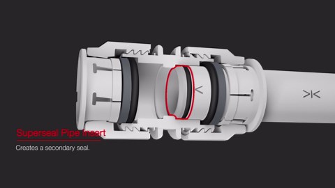 John Guest SpeedFit 1/2 in. Plastic Push-to-Connect Shut Off Valve PSEISV20P