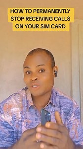 123K views · 2.1K reactions | HOW TO PERMANENTLY STÓP RECEIVING CALLS ON YOUR SIM CARD #techtips #techtipsandtricks | Ernesto global | Facebook