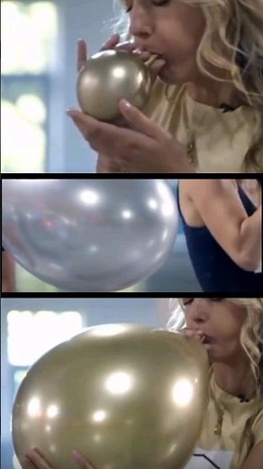 Balloon Bursting Bravery test for girls #shorts