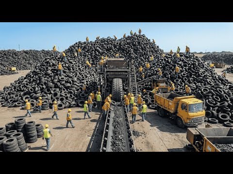 Inside the High-Tech Tire Manufacturing Factory — An Incredible Hidden Process Revealed!