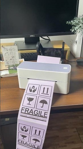 How I print shipping labels at home with Phomemo printer#packingorders #thermalprinter #customlabels