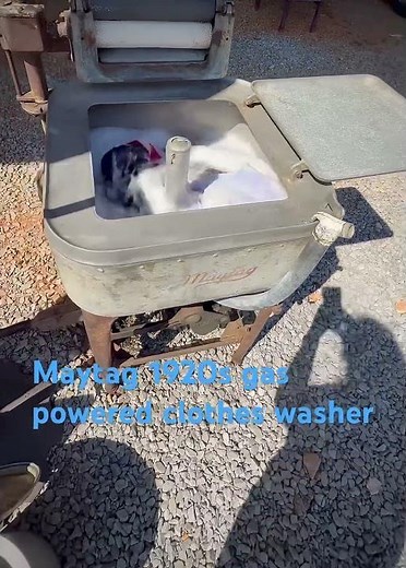 Maytag washing machine from 20s gas powered ￼