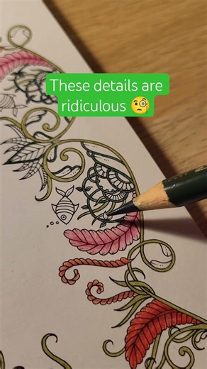 working on Lost Ocean by Johanna Basford 🐡🪸 #coloring #pencil