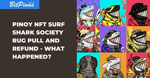 Pinoy NFT Surf Shark Society Rug Pull - What Happened? Is it a Scam? | BitPinas