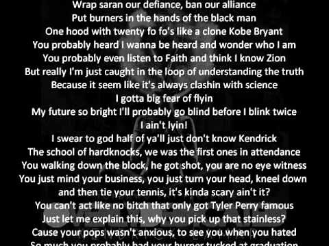 Kendrick Lamar - The Heart Pt. 2 + ON-SCREEN LYRICS