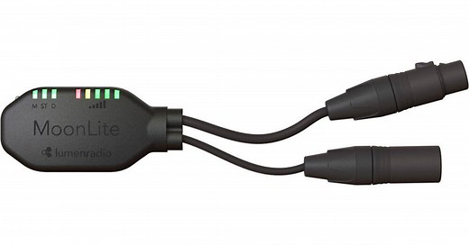 LumenRadio MoonLite Wireless CRMX DMX Transceiver with Bluetooth