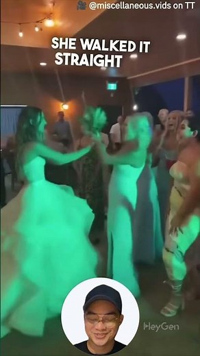 This bride shocked everyone at the wedding 😱