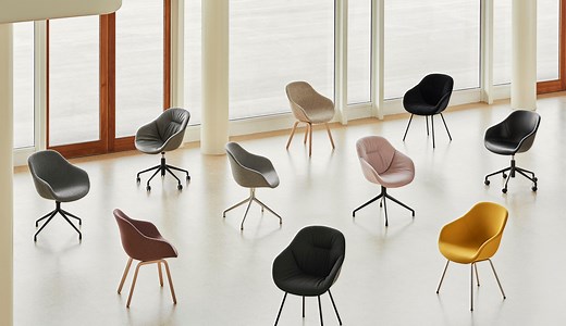 The About A Chair 100 collection is a continuation of the long-term collaboration between HAY and designer Hee Welling. Whilst retaining the fundamental idea shared by the About A Chair family, the 100 series is actually very different to its predecessors. Explore more on https://hay.dk/da/news/news-2019/introducing-about-a-chair-100-collection | HAY