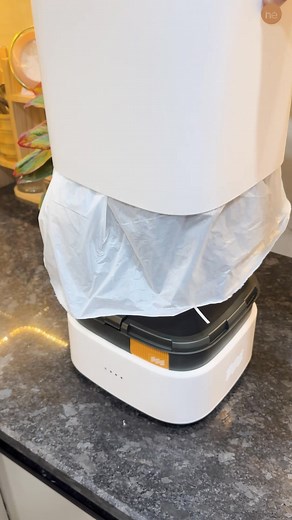 Multi-Functional Touch-Free Trash Can with Auto Bagging and Double...