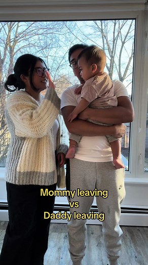 💙 mommy vs daddy leaving 💙 Sorry #dad 😂 #momsoftiktok #dadsoftiktok #babiesoftiktok #family #momvsdad #challenges #boymom #boymomlife #momsbelike #funny #momtok