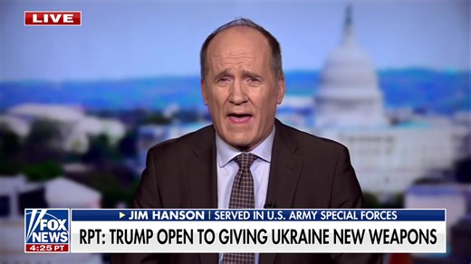 “Designed to get Putin back to the bargaining table.” President Trump is weighing new missiles for Ukraine — with capability to strike deeper into Russia — while Trump blames Putin for prolonging the war. | Fox & Friends