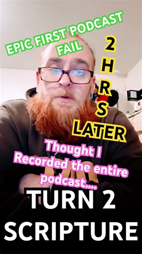 Epic First Recording Fail #funny #memes #faith #bible #scripture #turn2scripture #jesus