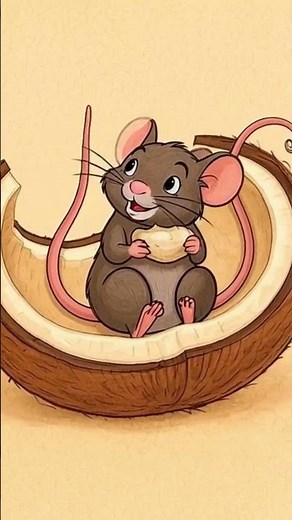 🐭 Cute Rat Animation | Funny Rat Eating Cheese | Adorable Rat Cartoon Video
