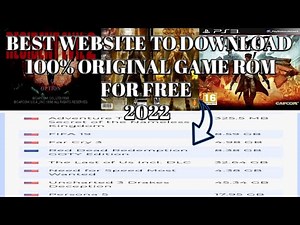 How To Download PSP, PS1,PS2,PS3 100% Original ROMS Online For Free