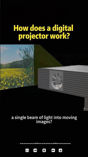 How does a digital projector work #knowledge #science