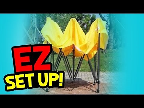 How to Set Up a EZ Pop Up Canopy Quickly