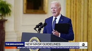 New CDC guidance eases outdoor mask requirements for fully vaccinated people