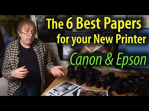 The Six Best Papers to choose for your New Canon or Epson printer
