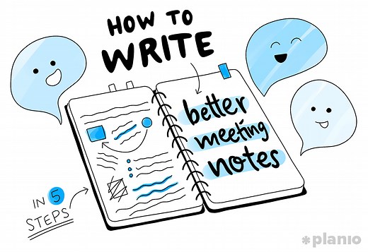 How to Write Better Meeting Notes in 5 Steps (With Free Meeting Notes Template!) | Planio