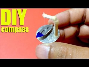 Easy Step to Make Your Own Compass at Home - Creative Channel