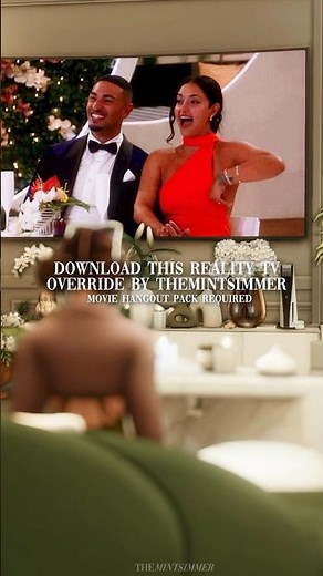 must have mod: reality tv override by mintsimmer 🍿 available for free on patreon! #sims4 #simsmods