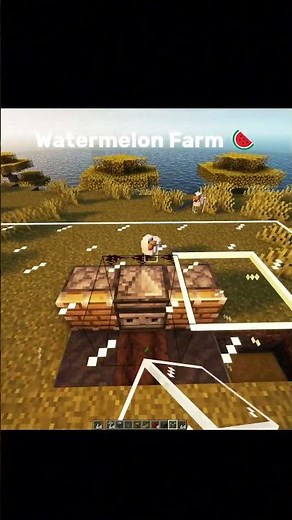 How To Build An Easy Watermelon Farm In Minecraft! 🍉
