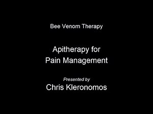 Bee Venom Therapy (Apitherapy) for Pain Management Feat. Chris Kleronomos