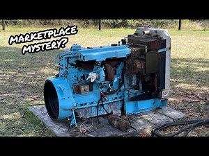 OLD Perkins Turbo Diesel Engine Left in a FIELD- What is it and Will it RUN?