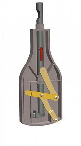 Rotary to linear motion - Easy to use ✅ Most useful mechanism #cad #solidworks #3ddesign #engineer