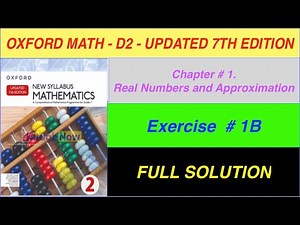 D2 Math Exercise 1B Updated 7th edition | D2 Chapter 1 Exercise 1b | Full Solution