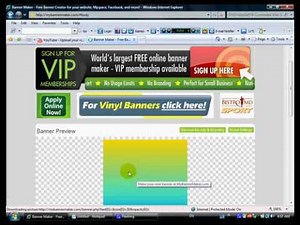 How to make a banner online